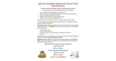 LIEAP 2022 Utility Assistance (11/22/2022) - News Archives - Washington ...