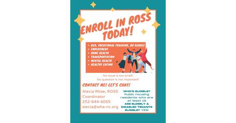 Enroll in ROSS Today! (01/26/2023) - News Archives - Washington Housing ...